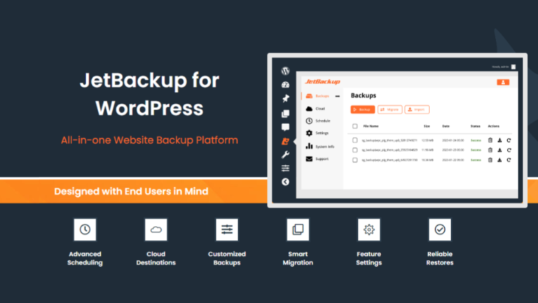 New Product 📢 JetBackup For WordPress - JetBackup